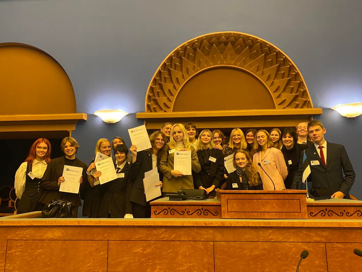 Toimus järjekordne Eesti Mudel-Euroopa Parlament - Saaremaa Gümnaasium